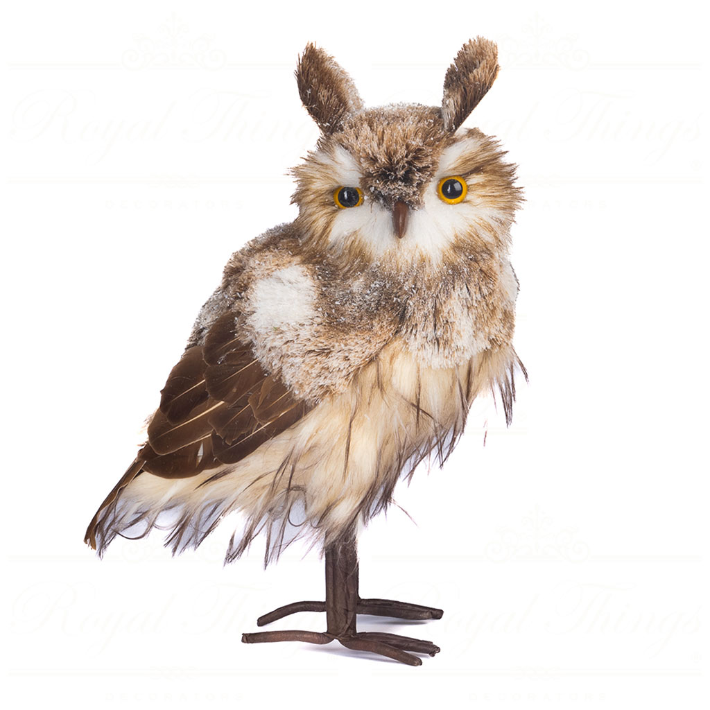 Furry Owl Tabletop 35 cm | Goodwill M&G